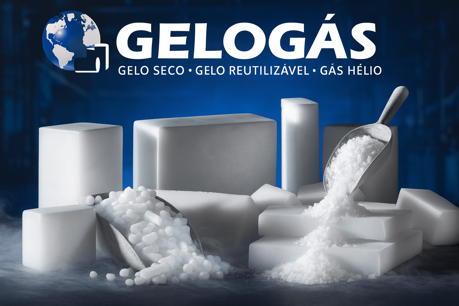 Gelogás | Soluções em Gelo Seco, Gás Hélio e Isopor